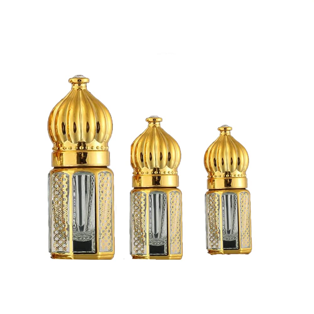 Perfume Bottle Vintage Atomizer Spray Bottle, Cosmetic Container, Cosmetic Container, Crystal Glass Perfume Bottle, Empty Refillable Perfume Glass Bottle (6ml)