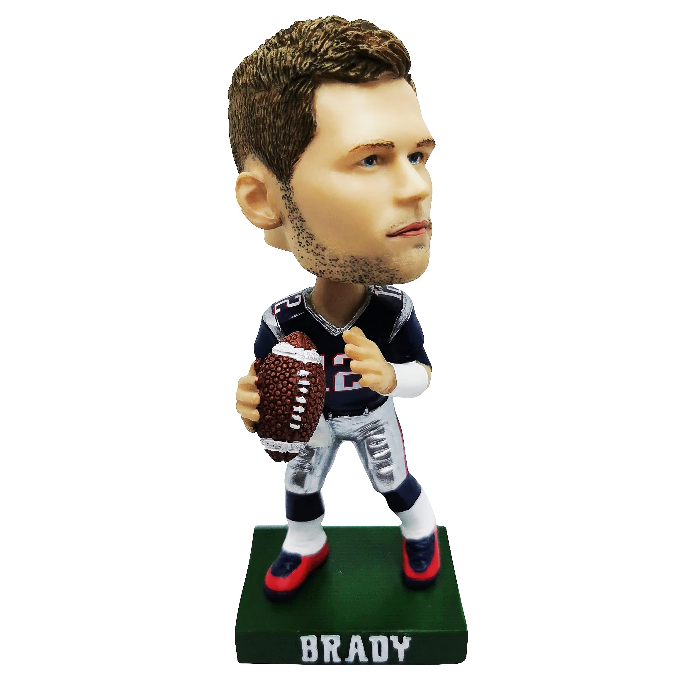 MANYI Brady 12# Jersey Bobbleheads Action Figure 5.5" Collectible Figurine…