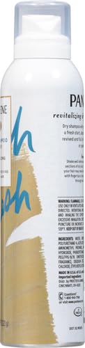 Pantene Pro-V Refresh Dry Shampoo Spray, Volumizing and Cleansing with Vitamin B5, for Fine, Thin and Color Treated Hair, 4.2 oz