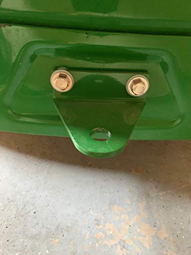 Hildirix 3-3/10" Green Mower Trailer Tow Hitch Fit for John Deere Ztrak Mower 800 & 900 Series