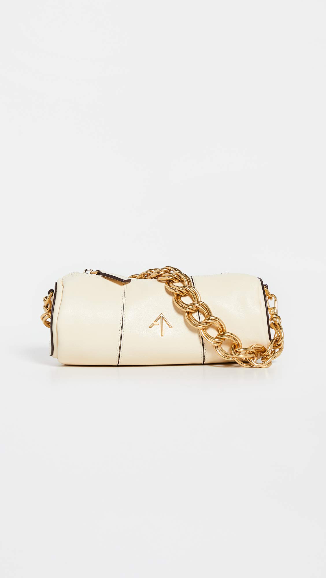 MANU Atelier Women's XX Mini Cylinder Bag, Vanilla, Off White, One Size