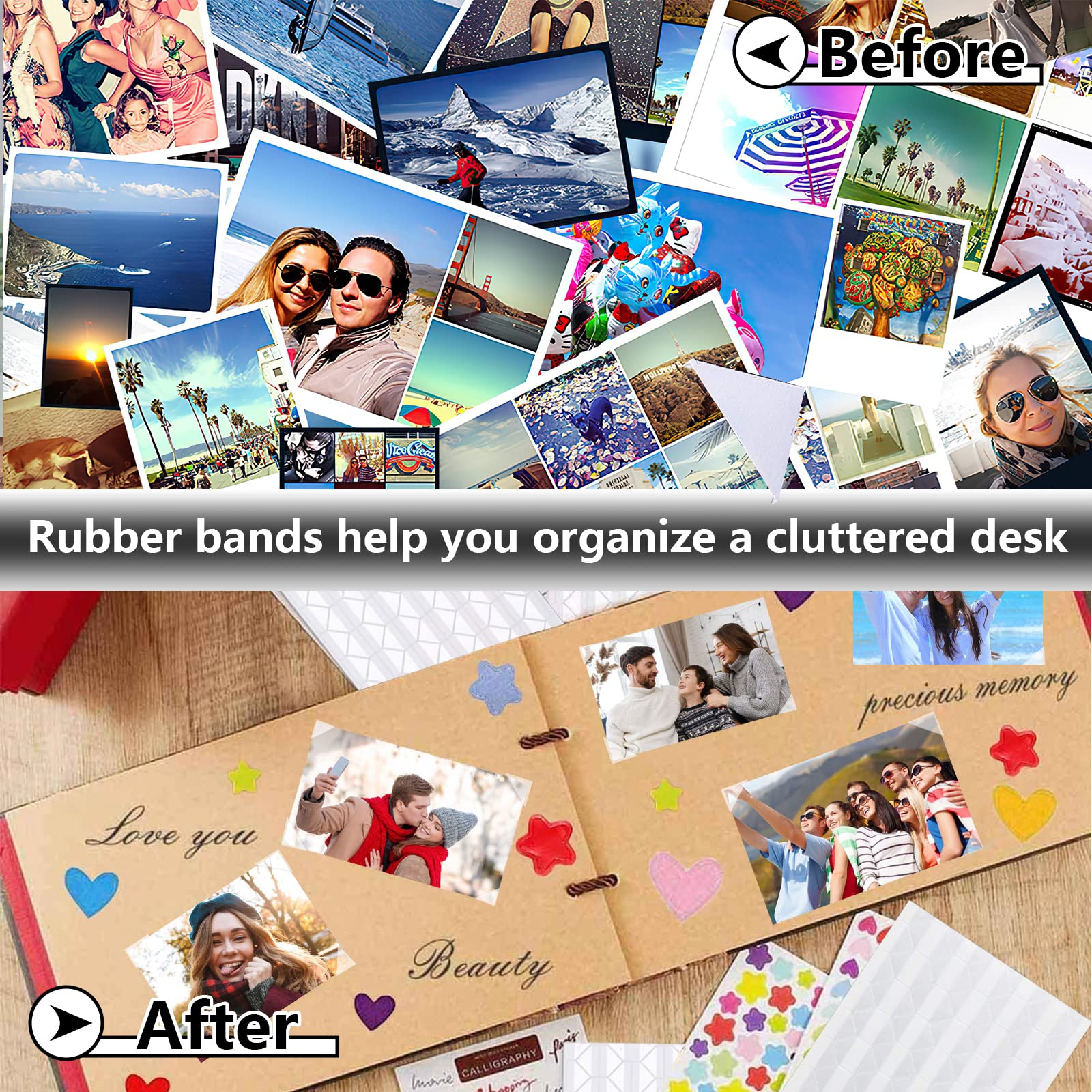 Photo Corner Sticker, 2040 Pcs Stickers Mounting Corners, Self-Adhesive Photo Corners for DIY Scrapbooking, Memory Books and Picture Album(Clear)