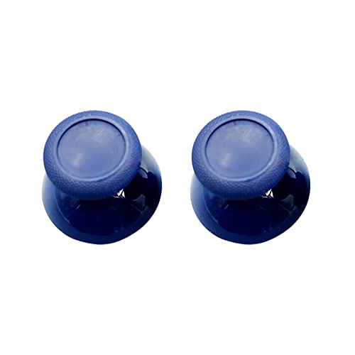 Original for XboxOne S Extra Analog Thumbsticks Dark Blue Pack 2 Replacement, Compatible with for Xbox One / One Slim Wireless Controllers, DIY Thumb Stick Toppers Caps Covers Repair Parts