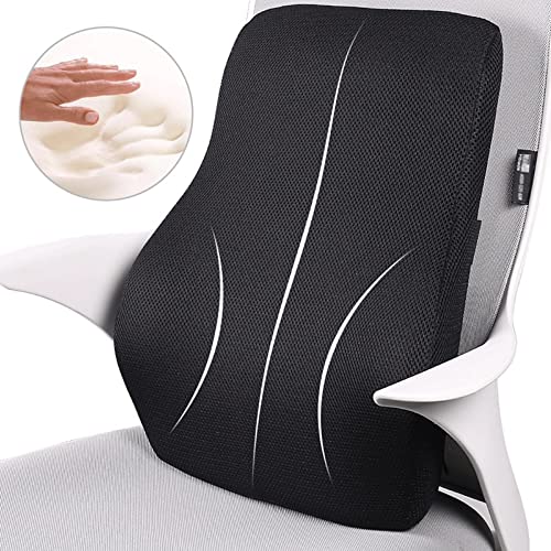KIFRAL Neck Pillow Lumbar Support Pillow; Memory Foam Chair Cushion to Support Waist Accessories Car Pillow Memory Foam Pillow