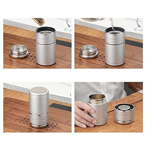 SEASD Portable Thermos Mug Cup 316 Stainless Steel Vacuum Insulation Flask Tea Water Bottle Thermal Thermocup (Color : E, Size : 250ml)
