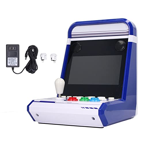 Mini Joystick Control Game Machine, Joystick Control Game Machine 7 Inch All in One US Plug 100β240V for Game Room(Blue)
