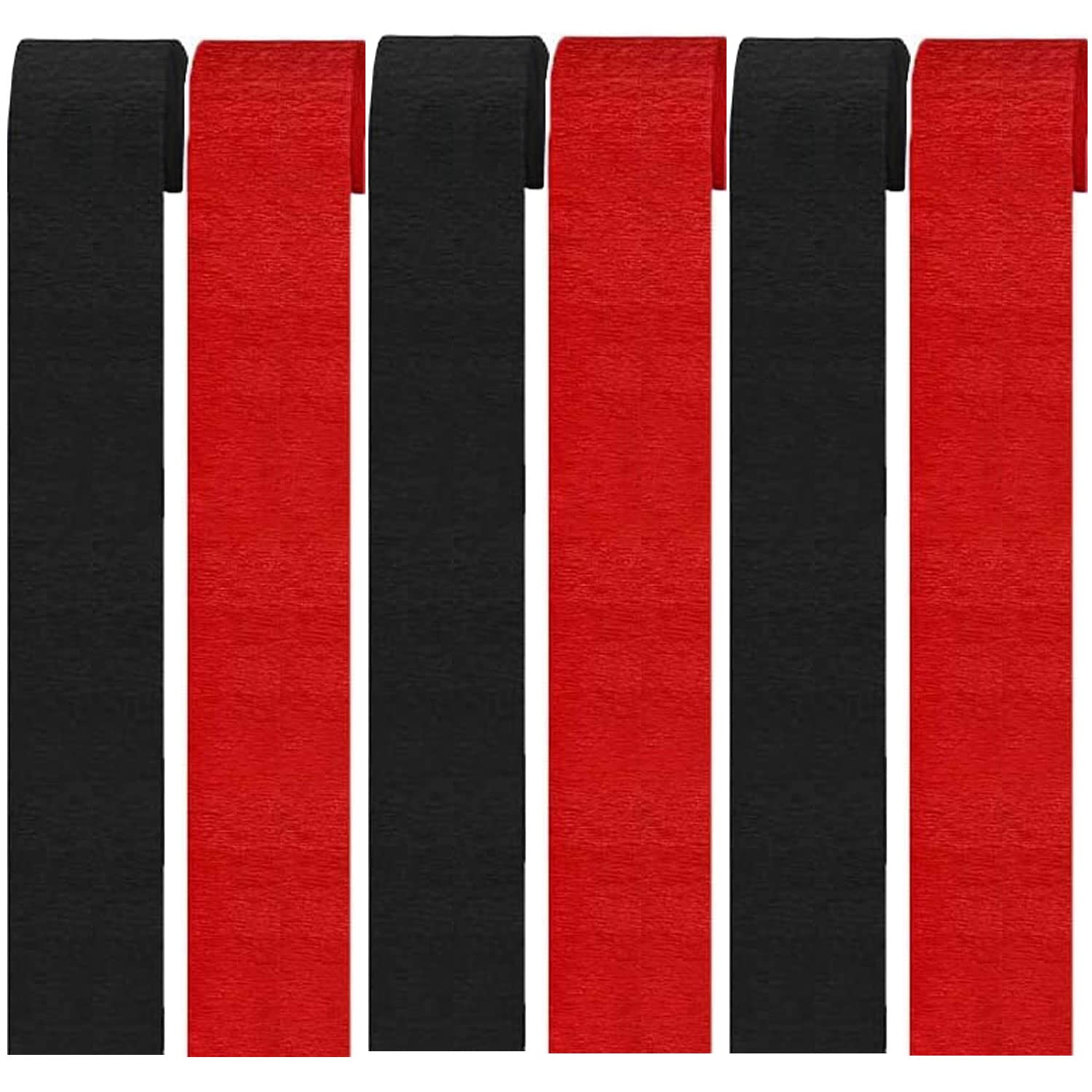 White Crepe Paper Streamers,Party Streamer Decorations for Various Party Festival Decorations,6 Rolls
