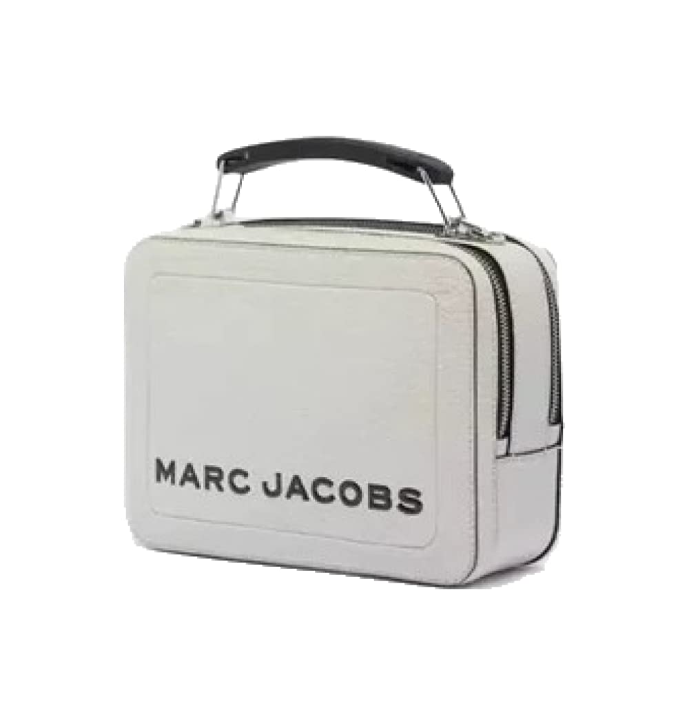 Marc Jacobs H137L01FA21 Swedish Grey With Silver Tone Hardware The Textured Box Bag 23 Women's Crossbody Bag