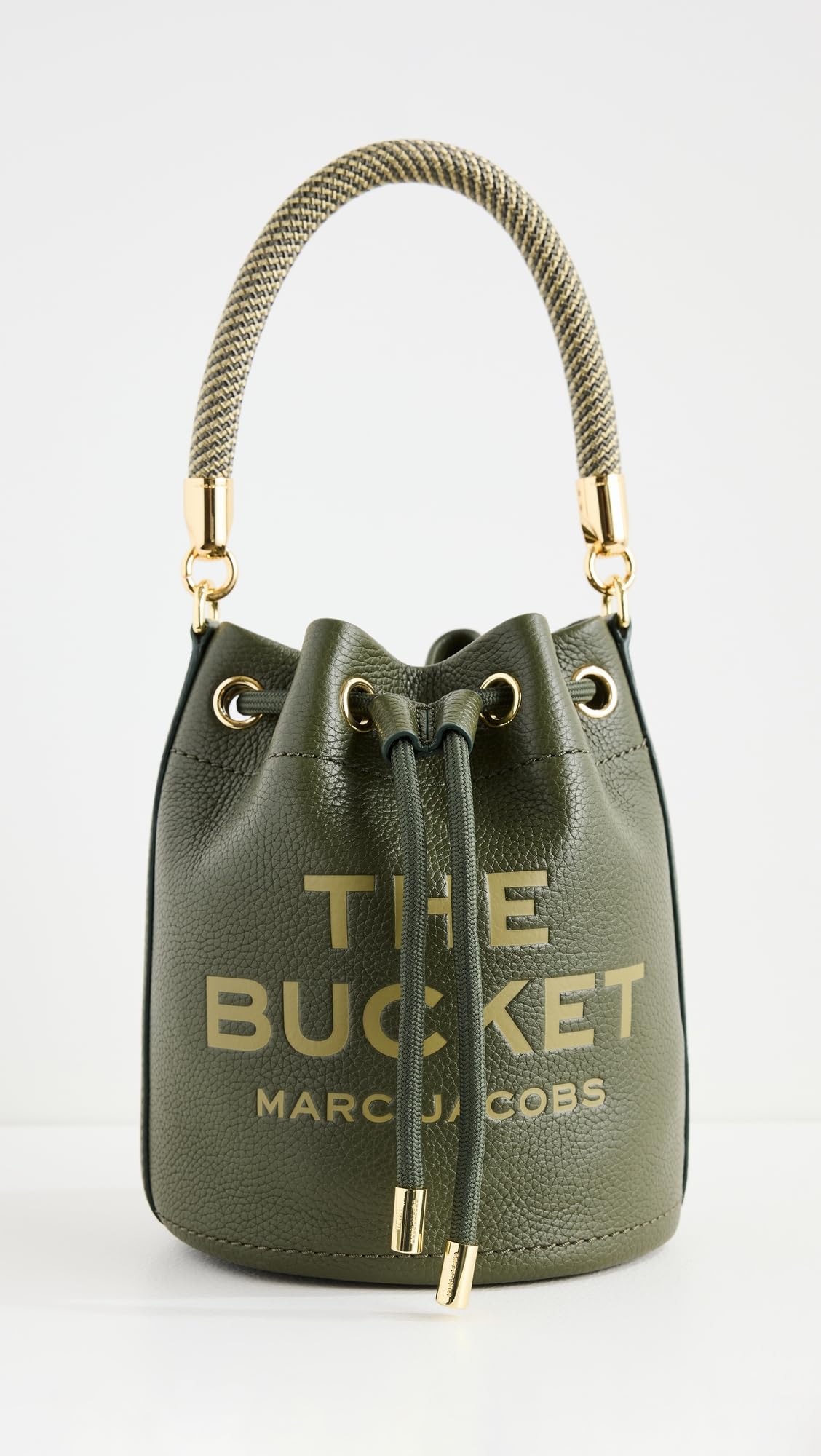 Marc Jacobs The Leather Bucket Bag, Forest