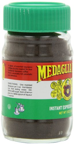Medaglia D'Oro Espresso Style Instant Coffee, 2 Ounces (Pack of 12)