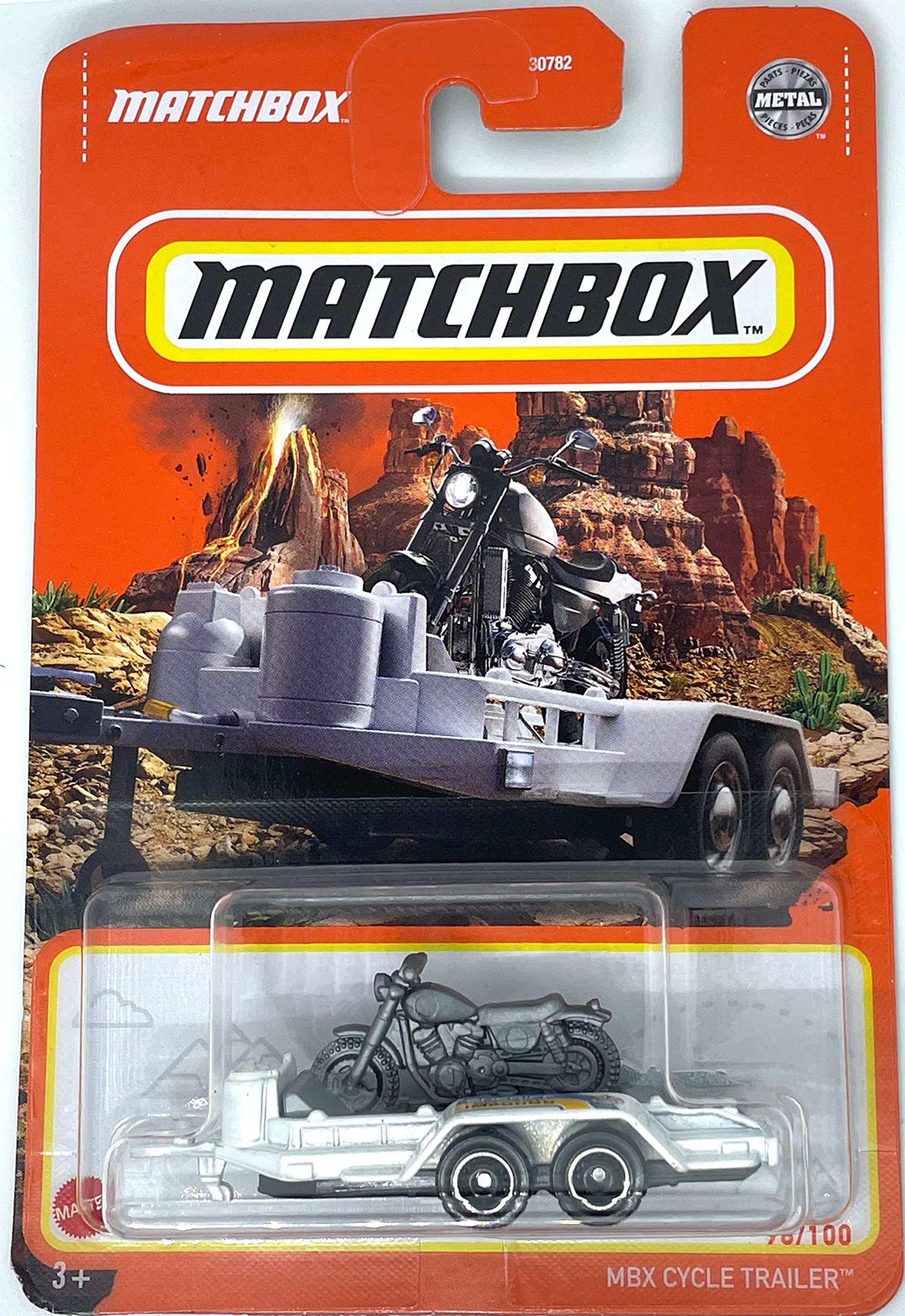 Matchbox 2022 - MBX Cycle Trailer [Standard Motorcycle Variation] 98/100