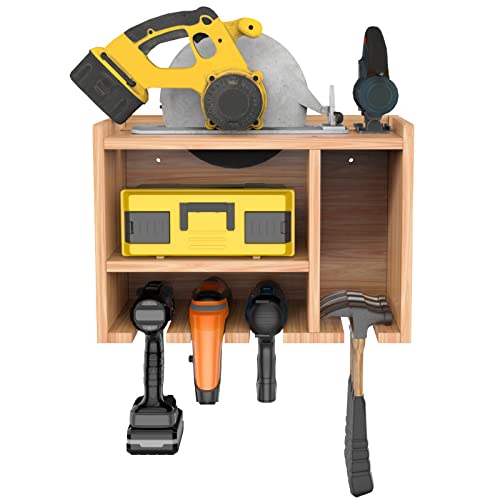 Oududianzi Power Tool Organizer, Power Tool charging station, Drill Charging Station, Drill Holder Storage Wall Mount Shelf Rack, Cordless Drill Organizer, Cordless Drill Storage, Power Tool Storage
