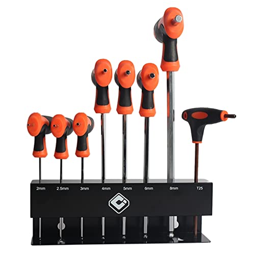 MACIMO 8PCS Universal Road Bike Tool 2-8mm T25mm Steel Hex Key Bicycle Repair Tool for Brake Pedal Headset