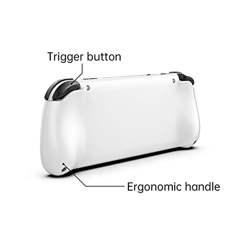 Max2 Retro Open Source System RGB10 Max 2 Handheld Game Console RK3326 5.0-Inch IPS Screen 3D Rocker Gift (Color : Pure White 128GB)