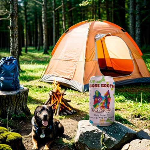Tailwagger Beefy Brown Ale Bone Broth for Dogs, 12 oz