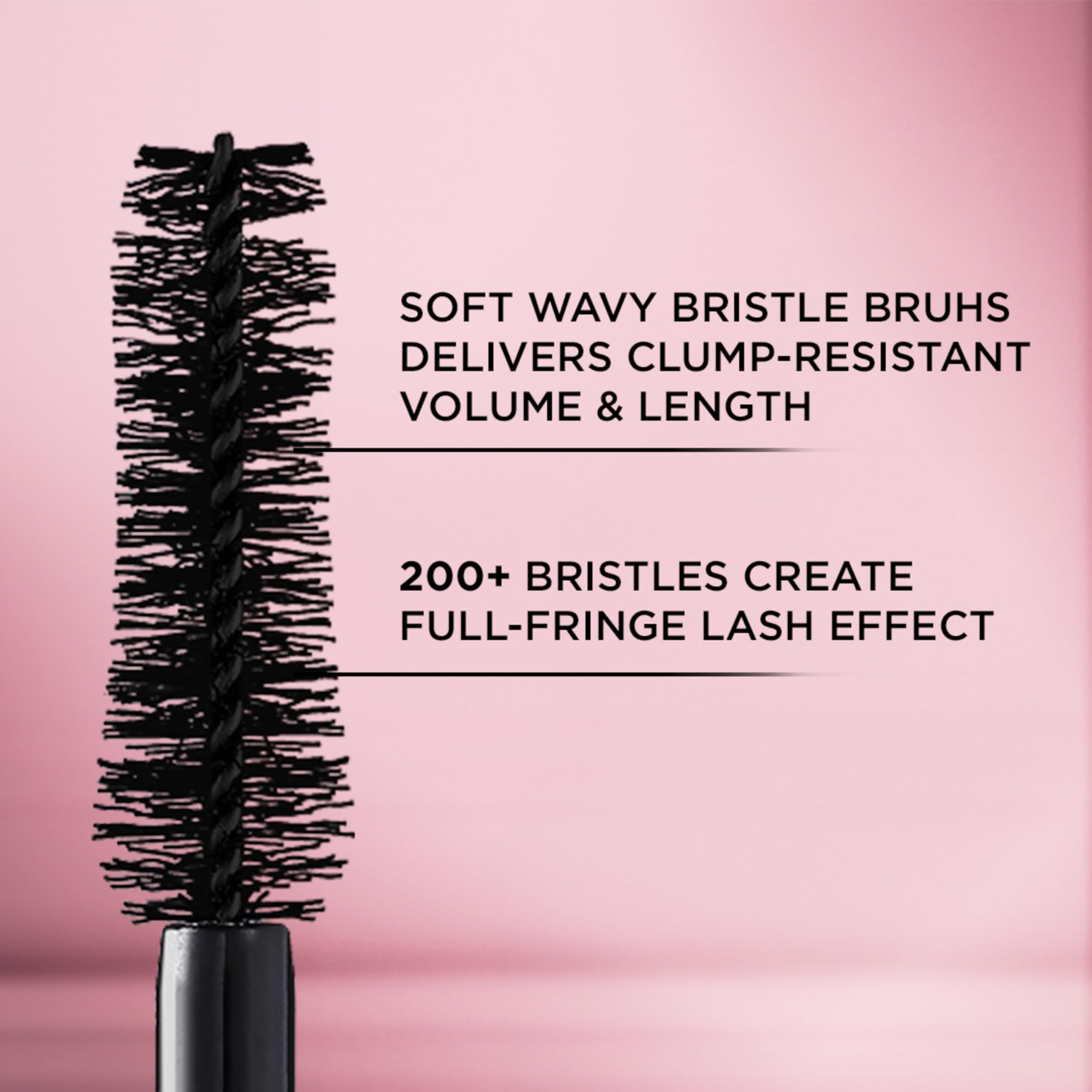 L'Oreal Paris Voluminous Makeup Lash Paradise Waterproof Mascara, Voluptuous Volume, Intense Length, Feathery Soft Full Lashes, No Smudging, No Clumping, Black, 0.25 Fl Oz (Pack of 2)