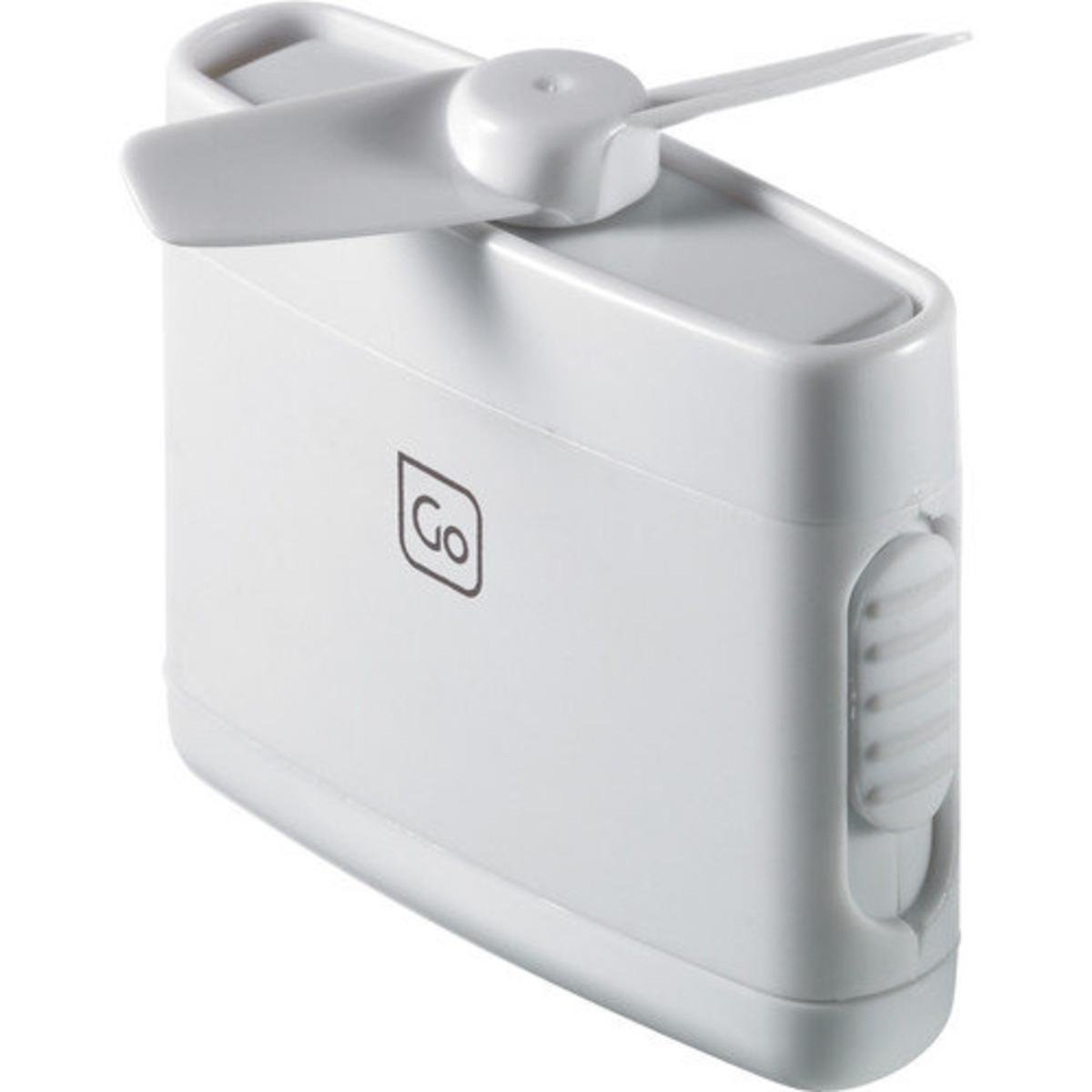 Go Travel Micro Fan WHT Cosmetics Case, White