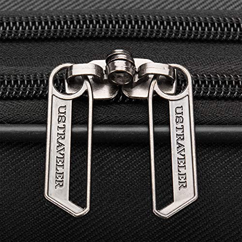 U.S. Traveler Aviron Bay Expandable Softside Spinner Wheels, Black, 2 Piece Luggage