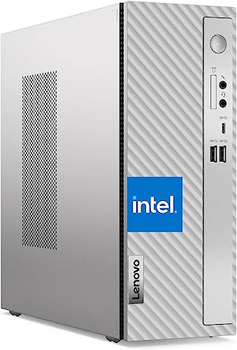 Lenovo 2023 Newest IdeaCentre 3i Desktop, Intel Pentium Gold G7400 Processor, 16GB DDR4 RAM, 1TB SSD, Intel UHD Graphics 710, Wi-Fi 6, Bluetooth, Windows 11 Home, Bundle with JAWFOAL