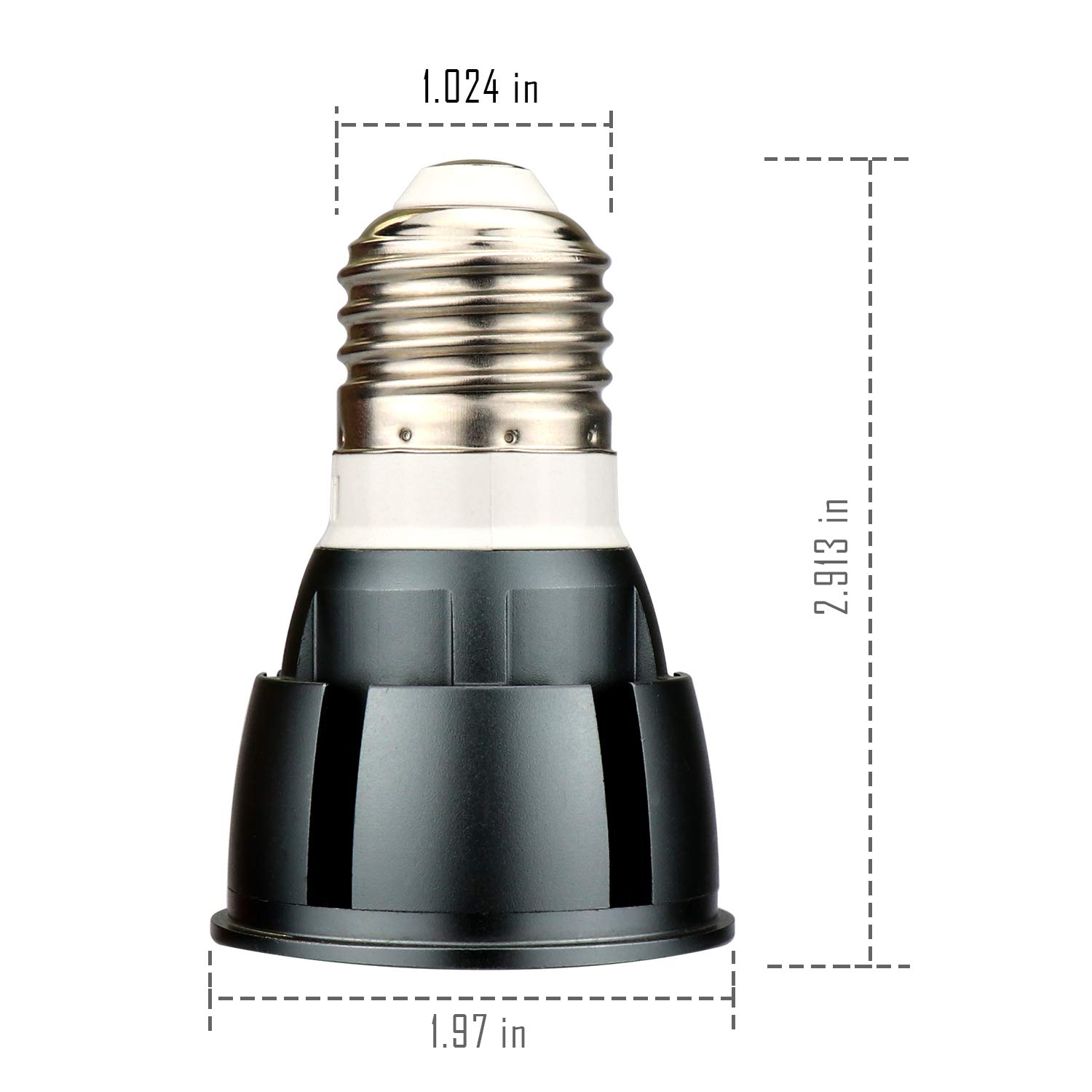 Honpal Led Reptile Light, LED UVA + UVB Sun Lamp for Amphibian Turtle Bearded Dragons Chameleon Lizard and Snake to Reptile Heat lamp (3 W)