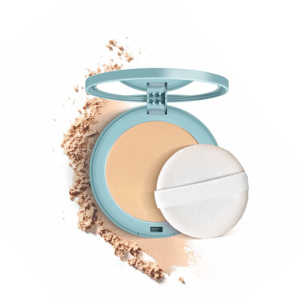 RISTALGIC Face Powder Oil Control Pressed Powder Long Lasting Waterproof Face Powder Silk Soft Mist SPF Cosmetics Smooth Texture Pan, 02-NATURAL BEIGE
