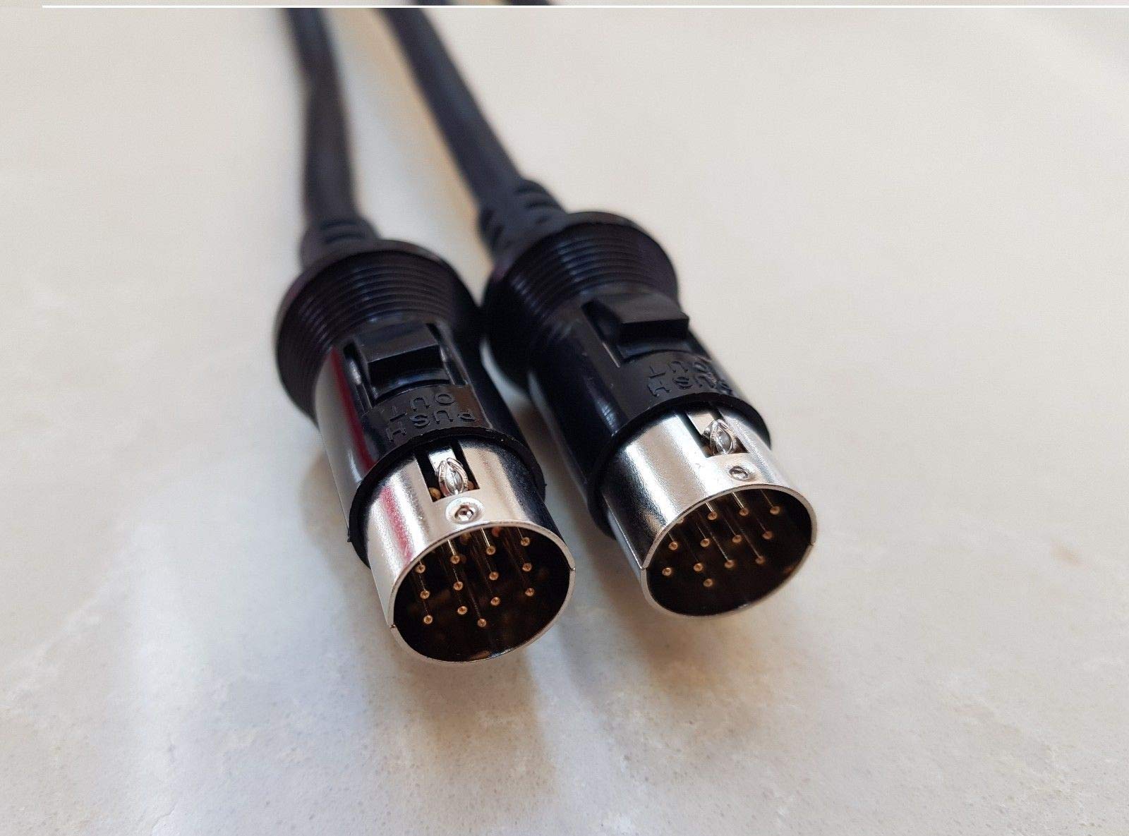Godin XTSA Guitar Pickup Cable 13 PIN DIN MIDI 6FT 2M Meter Replacement