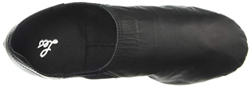 Leo Women's GIOFLEX Jazz Boot Dance Shoe, Black, 6 Medium US