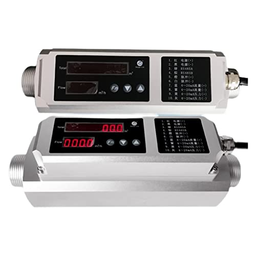 Ultrasonic Flow Meter MF2000 Series Flow Meter Flowmeters MF2025/MF2032/MF2050 Large Flow 2~400m³/H Digital Gas Mass Flowmeter Air Nitrogen Oxygen Argon Carbon Dioxide Sensor Transducer Accessories(Co