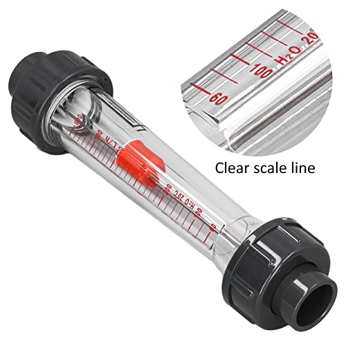Pipe Flowmeter, Tube Flowmeter Clear Scoring Line ABS Acid Resistant for Chemical for Light Industry