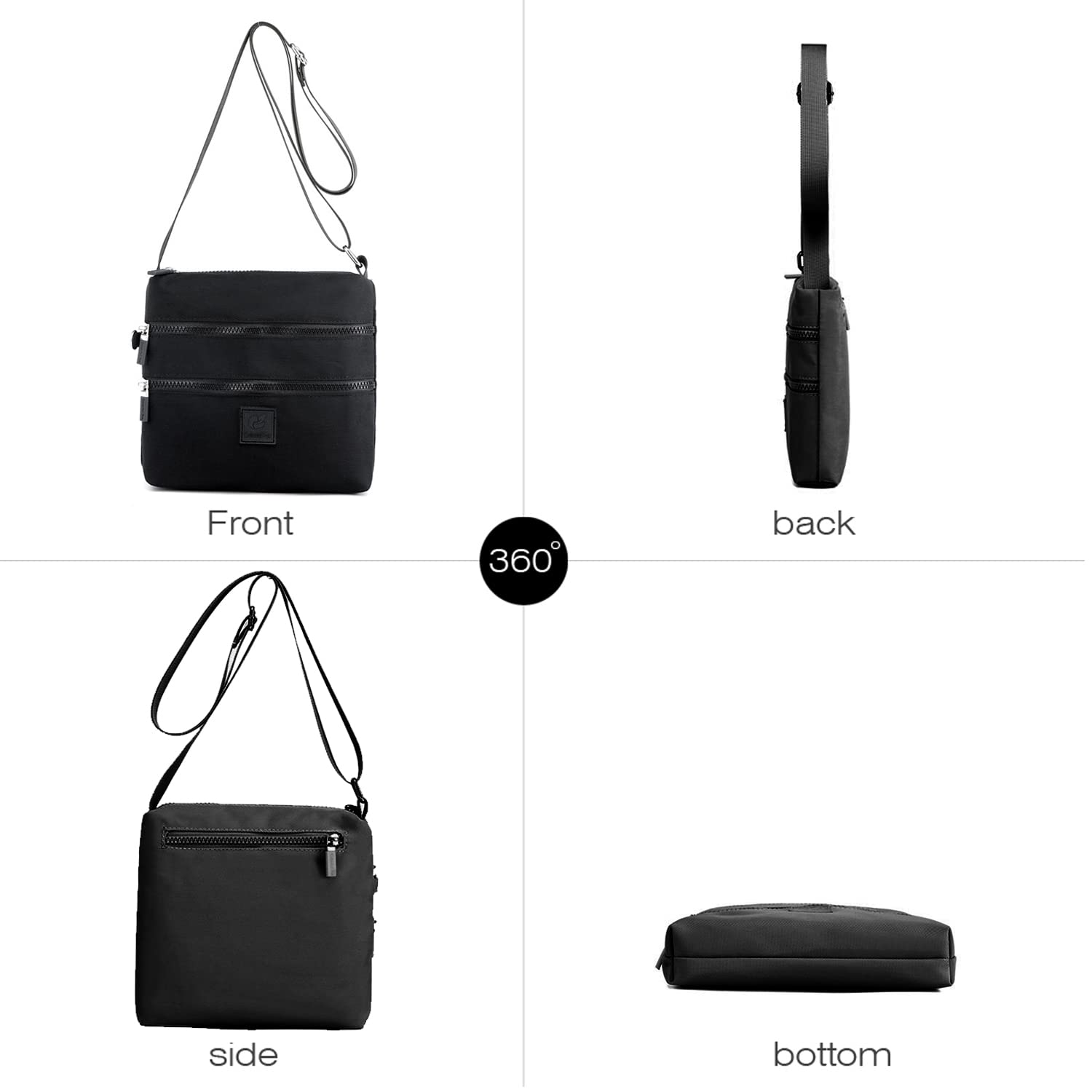 MEISEE Small Womens Crossbody Bag Cell Phone Purse Handbag Wallet with Adjustable Shoulder Strap for Women (1)
