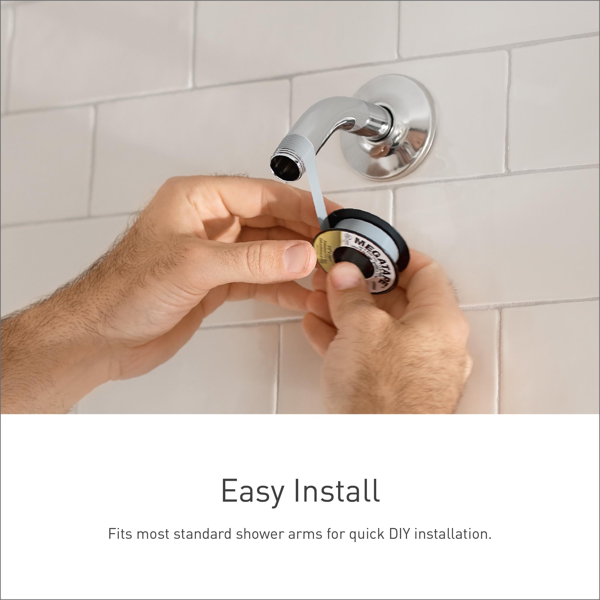 Moen Engage Magnetix Spot Resist Brushed Nickel Multi-Function Handshower and Rainshower Combo Featuring Magnetic Docking System, Shower Head with Handheld Spray, 26009SRN