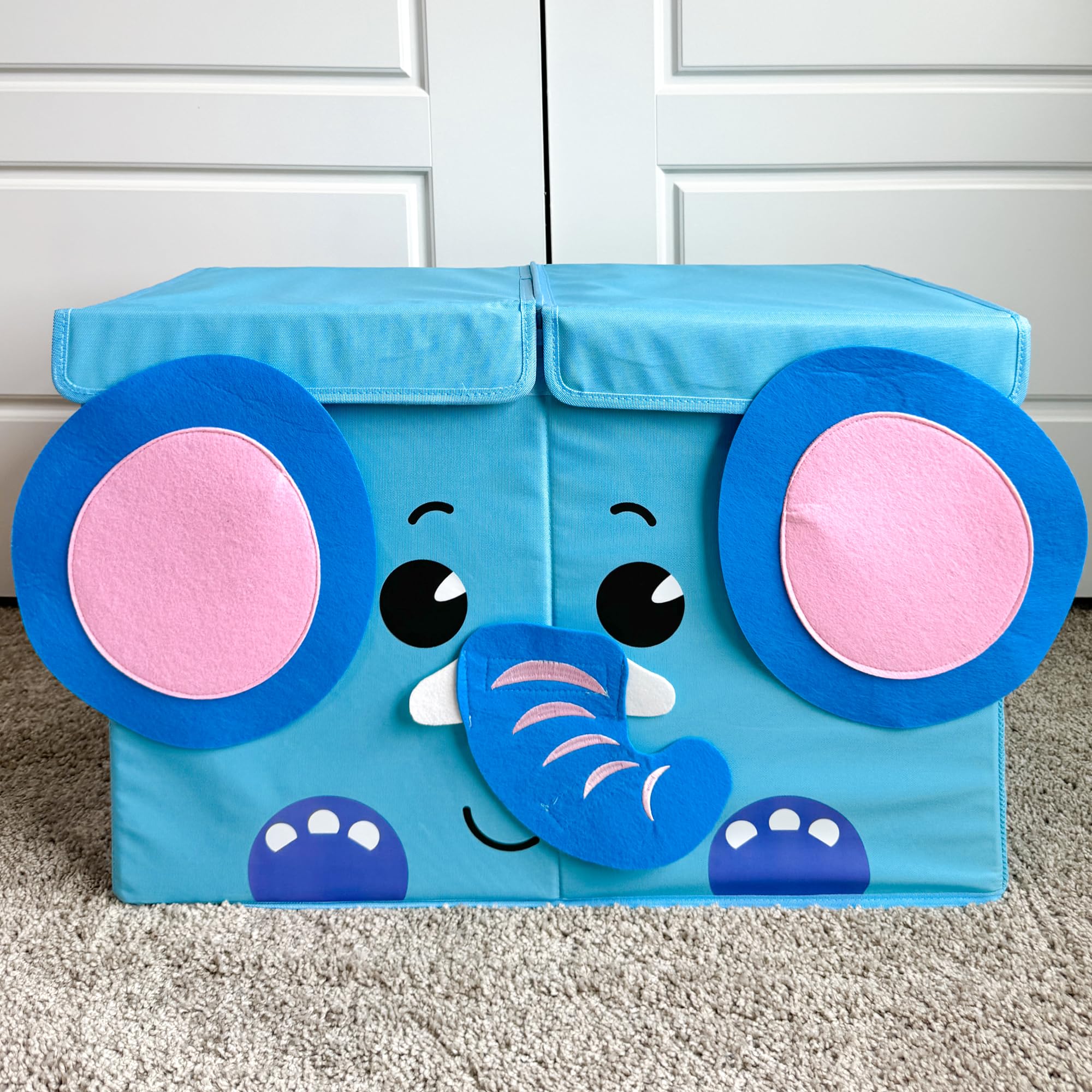 QUOKKA Toy Storage Box Elephant & Toy Storage Box Koala Playroom Organizers