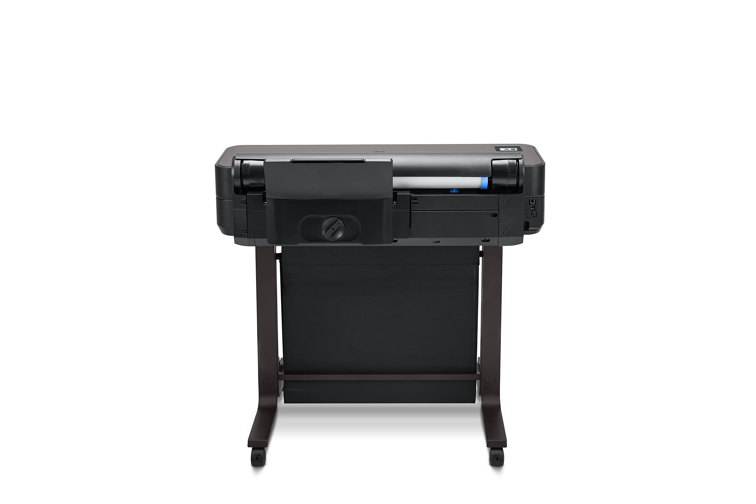 HP DesignJet T650 Large Format 36-inch Plotter Printer, with Roll Cover, Auto Sheet Feeder, Media Bin & Stand (5HB10A) Black