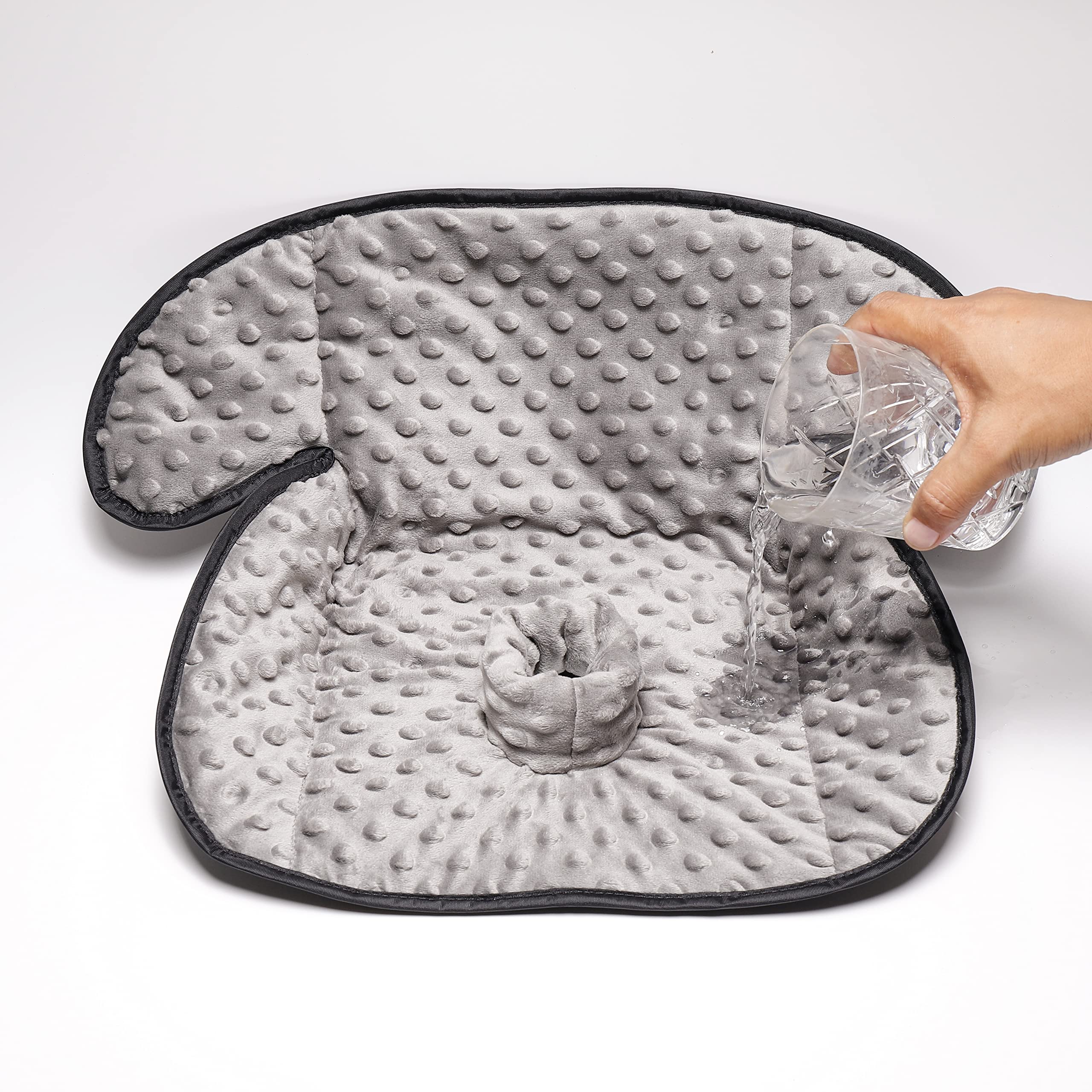 Piddle Pad Car Seat Protector, Waterproof Potty Training Seat Saver Pads for Infants Baby and Toddlers, Machine Wash and Dry(Grey)