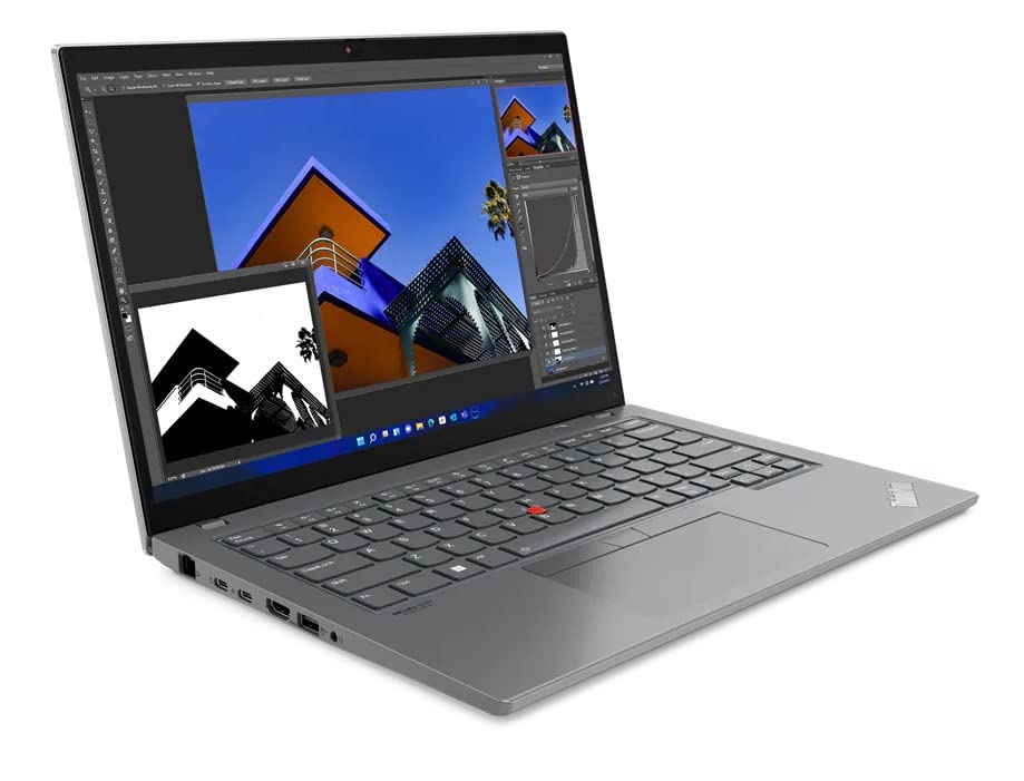 Lenovo Gen 3 ThinkPad T14 Laptop with Ryzen 5 PRO 6650U Processor, 14" WUXGA 300nits Anti-Glare Non-Touch Display, 16GB RAM, 512GB SSD, Wi-Fi 6E, Backlit Keyboard, and Windows 11 Pro (Storm Gray)