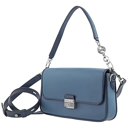Michael Kors Ladies Bradshaw Small Two-Tone Leather Convertible Shoulder Bag
