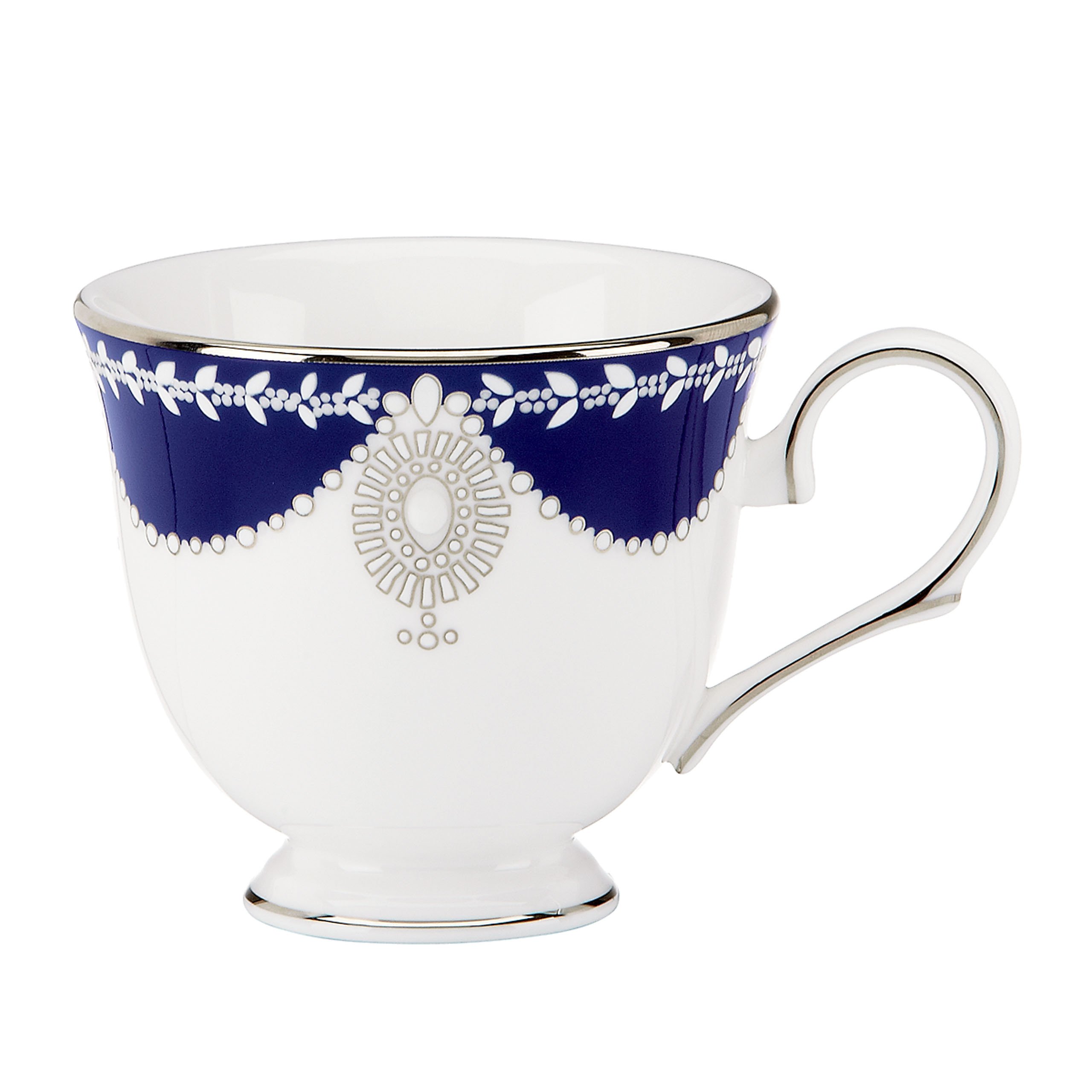 Lenox Empire Pearl Indigo Teacup, 0.40 LB, Blue