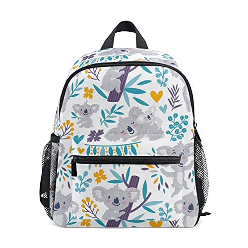 TropicalLife Cute Koala Floral Flower Kids Backpack Children Preschool Book Bags Kindergarten Toddler Backpack Daypack for Girls Boys School…