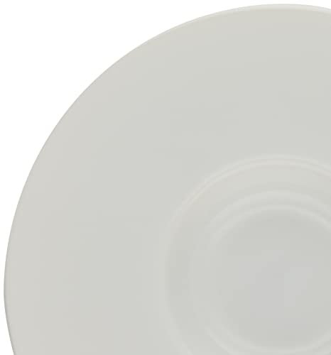 Kanesu Ceramics 50100802 Pasta Plate, White, Wide Rim, 7.9 inches (20 cm), Flat Soup Plate, Made in Japan, Pack of 2