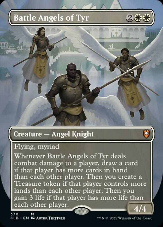 Magic: the Gathering - Battle Angels of Tyr (370) - Borderless - Battle for Baldur's Gate