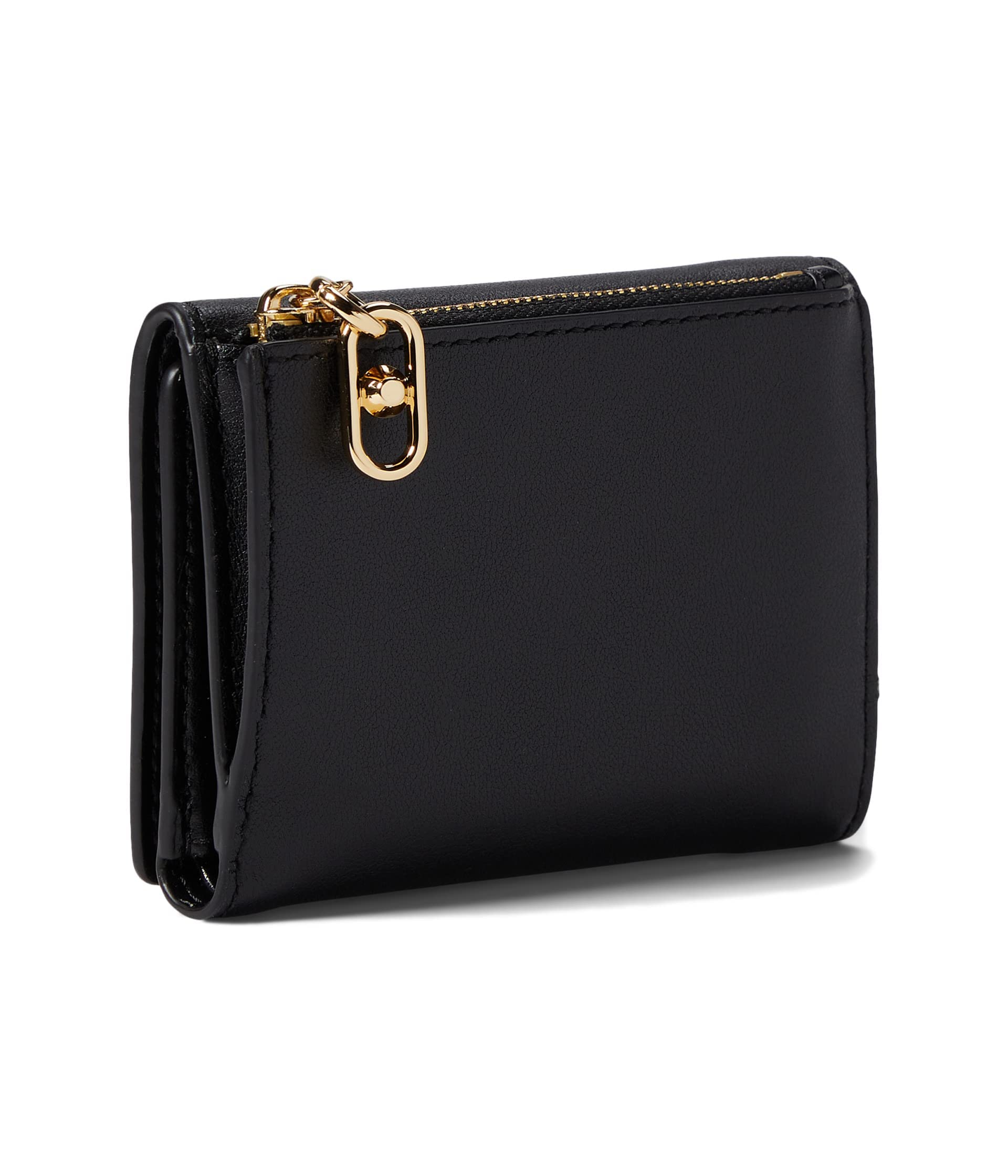 Michael Kors Parker Medium Flap Trifold Black One Size