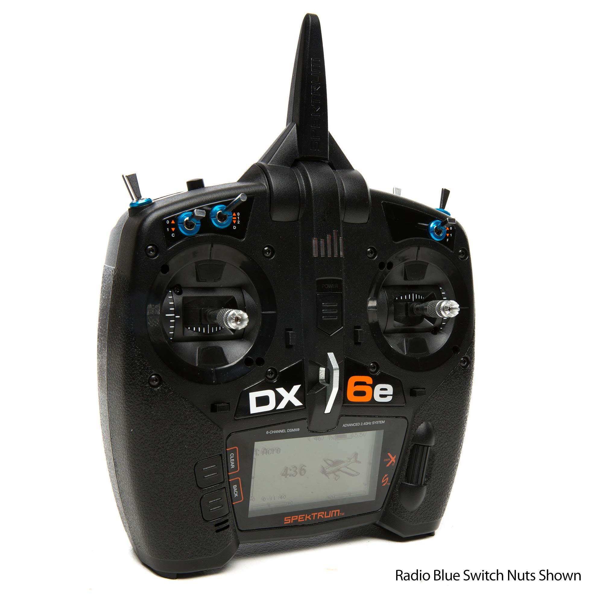 Spektrum Radio Orange Switch Nuts (8) & Wrench, SPMA1303