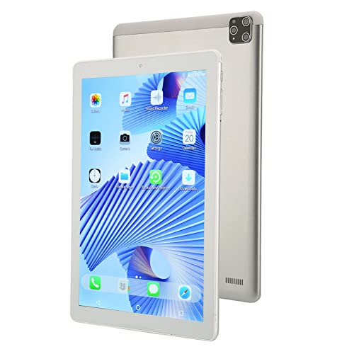 Naroote Tablet PC, 100-240V 10.1 Inch Tablet 4GB RAM 64GB ROM 1920x1200 for Drawing for Android 10 (US Plug)