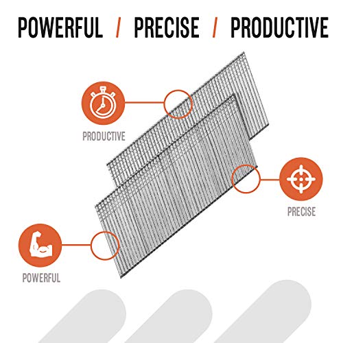 Paslode, Finishing Nail, 650231, 20 Degree Angled Galvanized, 16 Gauge, 2,000 per Box, 1 1/2 inch