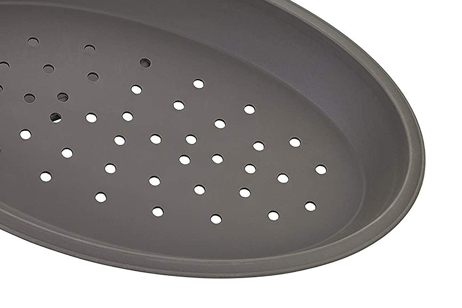LURCH Germany Flexiform Silicone Oval Pizza Molds 9.8 x 5.9 inches - Set of 2 - Brown