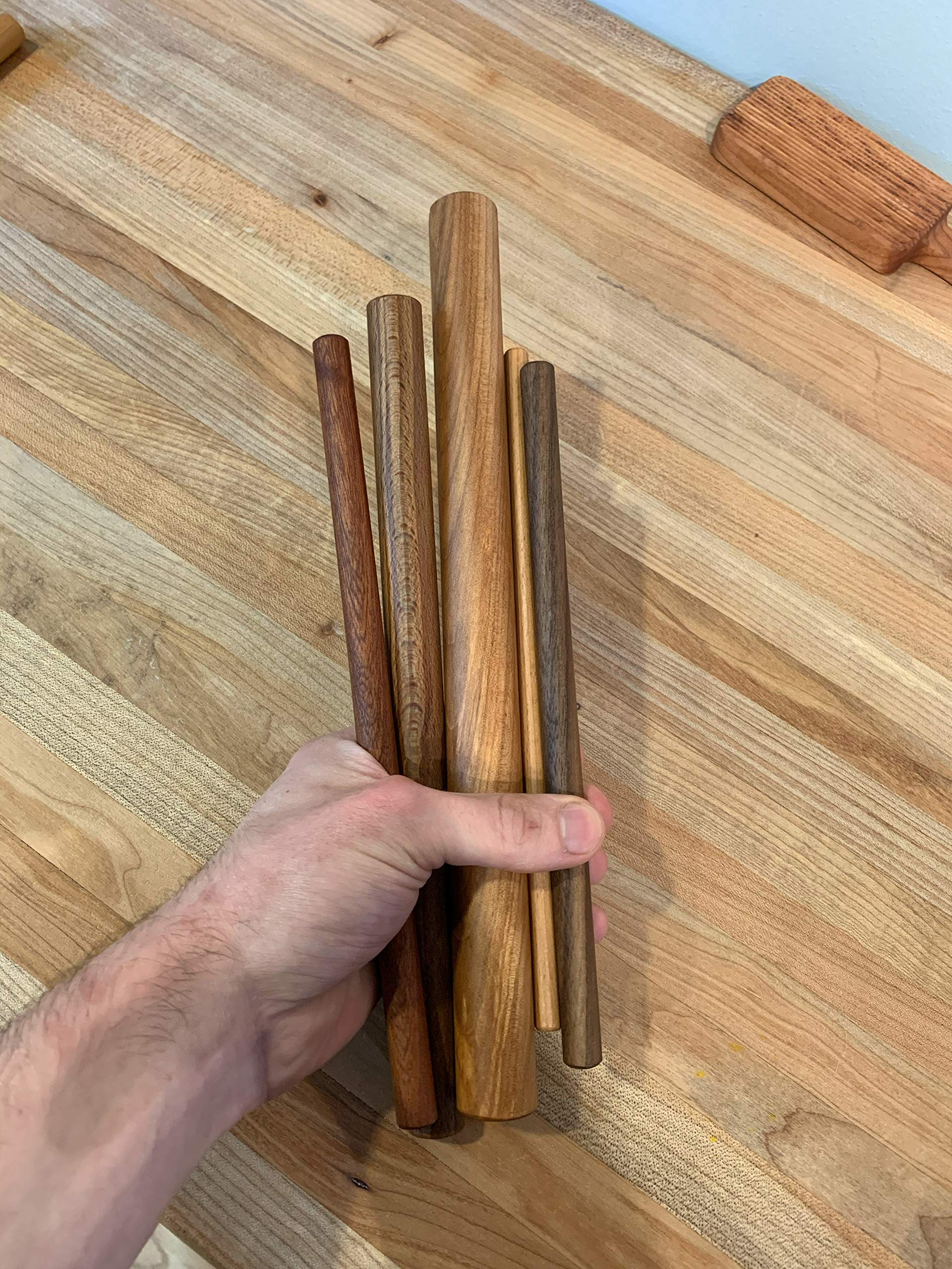 Pasta rolling pins, mini mattarello