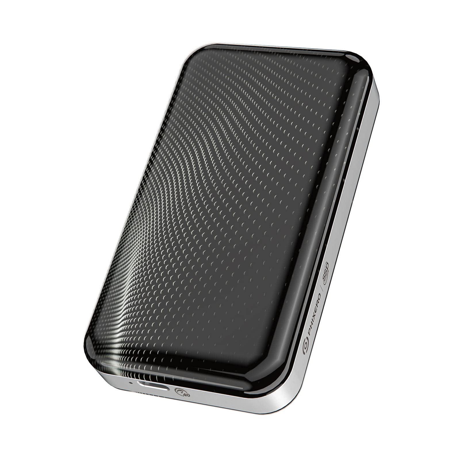 PHIXERO 2TB Portable SSD, 40Gbps Thunderbolt 4/3 USB4.0 up to 3150MB/s External Solid State Drive, High Speed Hard Drive for Photographers and Gaming Compatible with PC, Laptop, Mac and PS4/Xbox