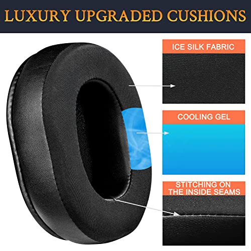 SOULWIT Cooling-Gel Earpads Replacement for Razer BlackShark V2/BlackShark V2 Pro Gaming Headset (Do Not fit New Blackshark V2 Pro, 2023 Edition), Ear Pads Cushions with Noise Isolation Foam
