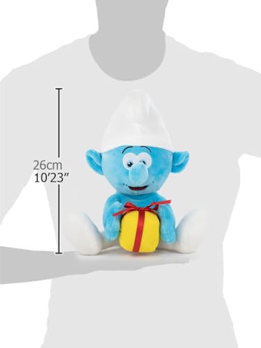 The Smurfs Plush - Classic Smurf, Smurfette, Dad Smurf, Philosophical Smurf, Joker Smurf, Grumpy Smurf - 26 cm (Joker Smurf)