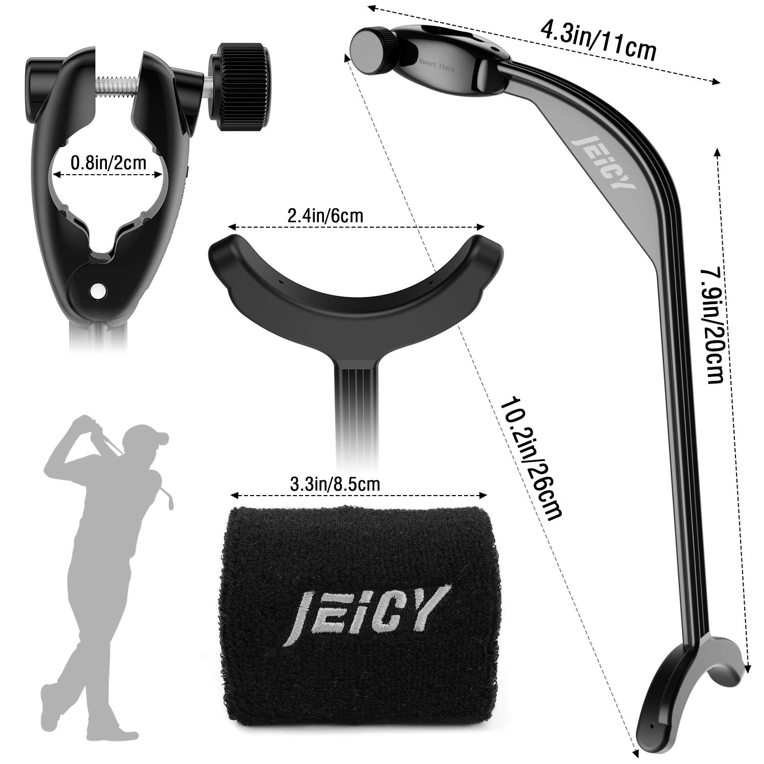 LRCUE Golf Swing Trainer Aid Golf Training Aids to Keep Head Still Golf Training Equipment
